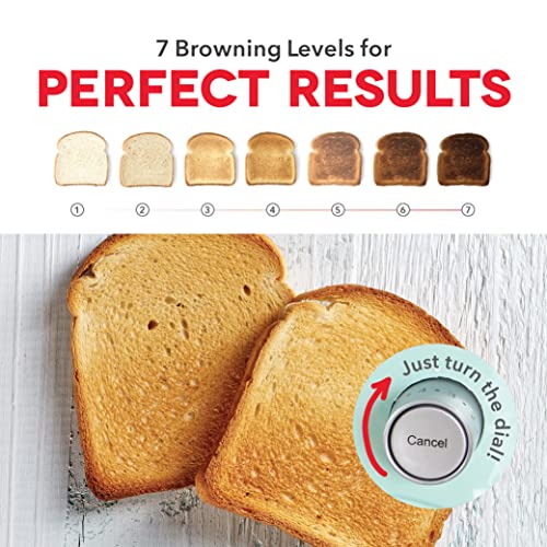 DASH Clear View Toaster: Extra Wide Slot Toaster with See Through Window - Defrost, Reheat + Auto Shut Off Feature for Bagels, Specialty Breads & other Baked Goods - Black