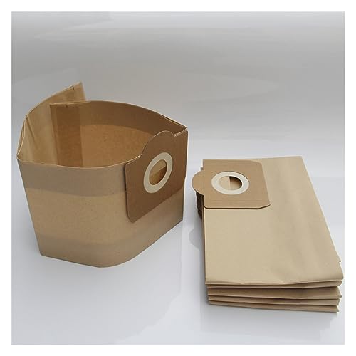 McbeAn Hepa Filter Paper Dust Bags Replacement Fliters Accessories Compatible for Karcher WD3 WD3,200 WD,3300 MV3 WD3,500 Vacuum Cleaner Parts(Set G)
