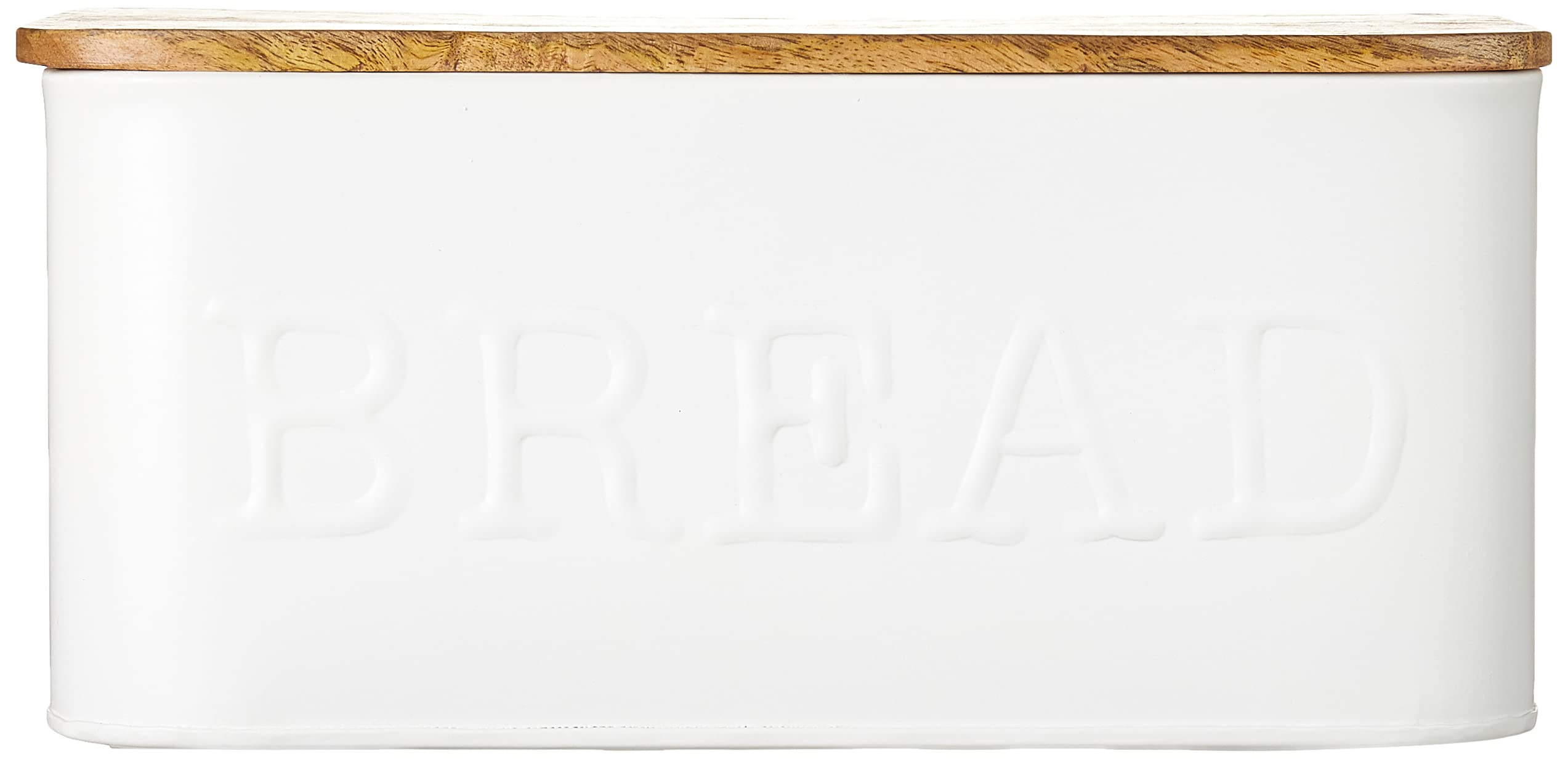 Mud Pie Circa Bread Box white, 5 1/4" x 12"
