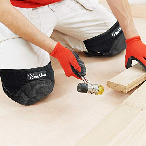 KneeMate Knee Pads for Garden, Suitable for Gardening, House Cleaning, Construction Work, Flooring Kneepads with Thick EVA Foam Padding, Comfortable Kneeling Cushion for Floors Cleaning Scrubbing
