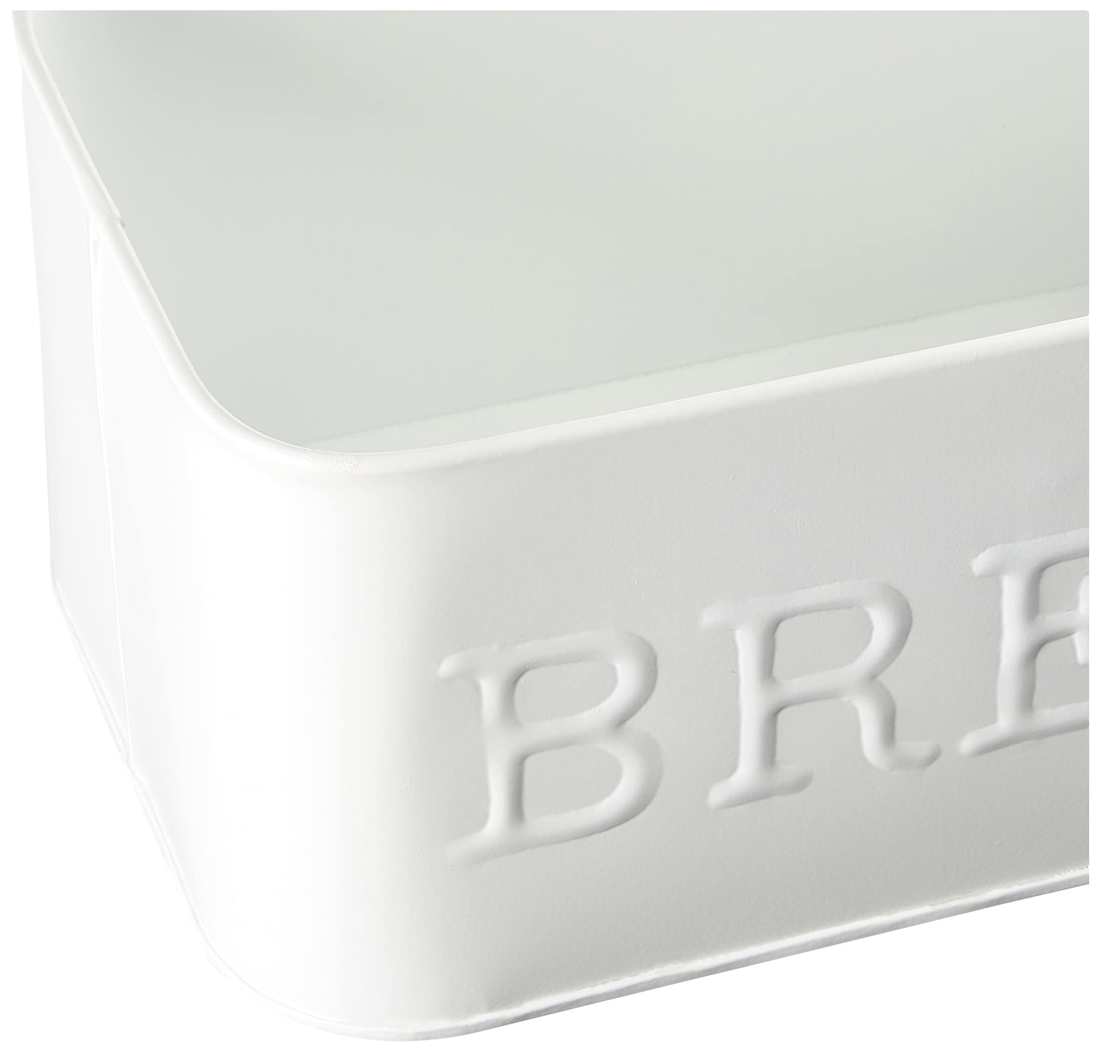 Mud Pie Circa Bread Box white, 5 1/4" x 12"