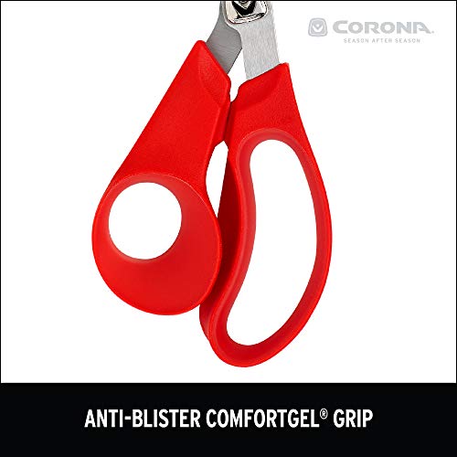 Corona Tools | ComfortGEL Floral Scissors | Stainless Steel Garden Shears for Flowers & Stems | FS 3394