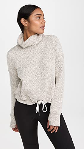 Sweaty Betty Women's Restful Boucle Textured Pullover Sweatshirt White