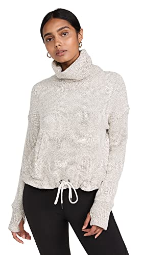 Sweaty Betty Women's Restful Boucle Textured Pullover Sweatshirt White