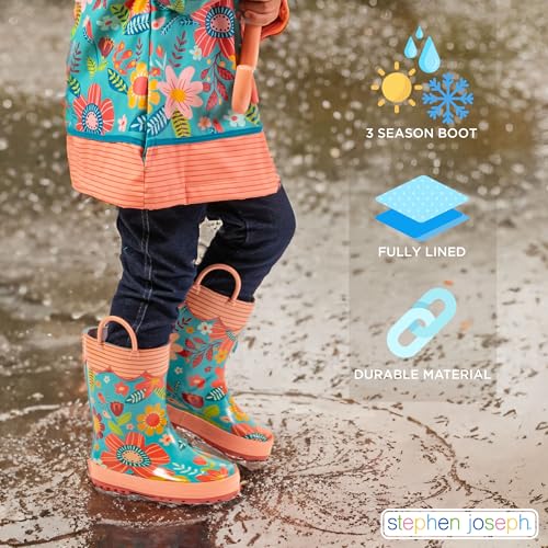 Stephen Joseph boys Stephen Joseph Boots Girls Rain Accessory, Mermaid, 10 US