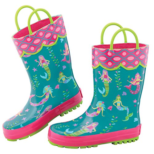 Stephen Joseph boys Stephen Joseph Boots Girls Rain Accessory, Mermaid, 10 US