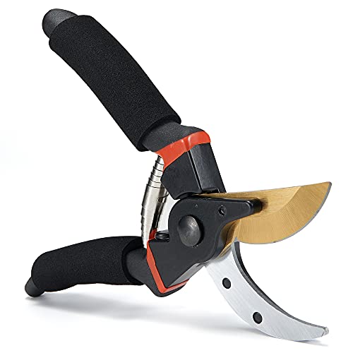 8" Professional pruners for tree trimming,rose snips,rose cutters tools,gardening shears,garden shears,Bypass Pruning Shears,Hand Pruners