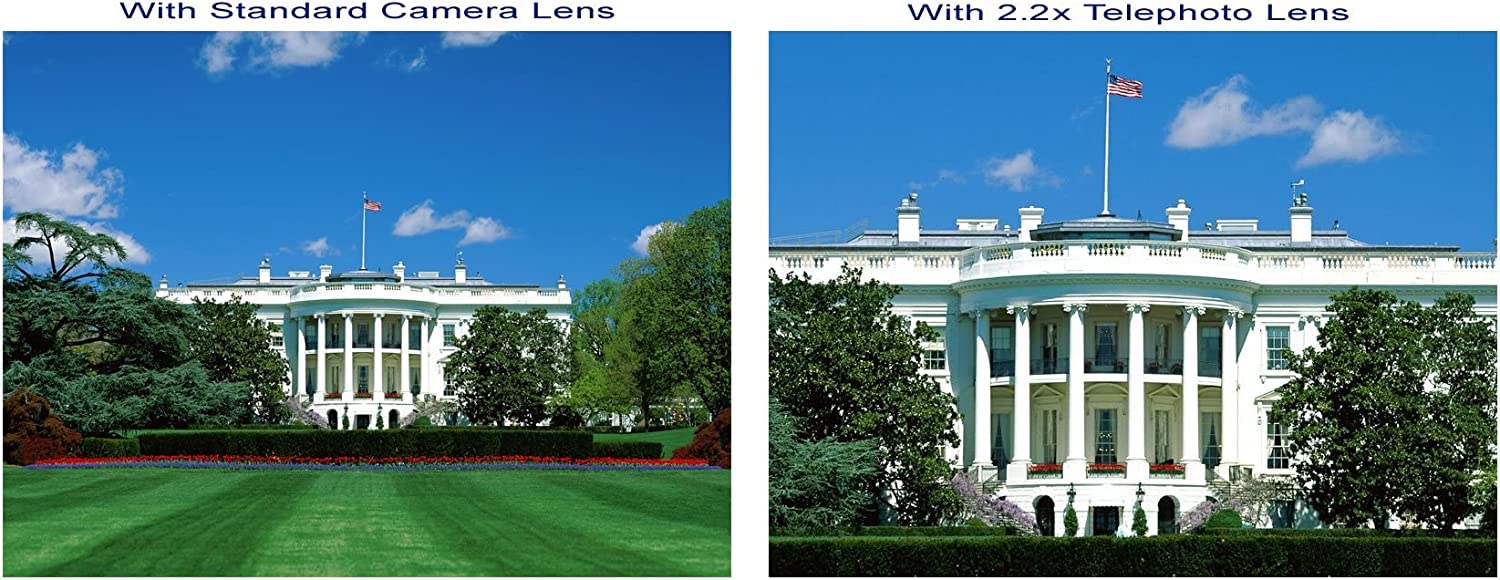 58MM HD 2.2X High Definition Super Telephoto Lens for Canon EF-S 18-55mm f/3.5-5.6 is II Lens USM & Non USM Lens