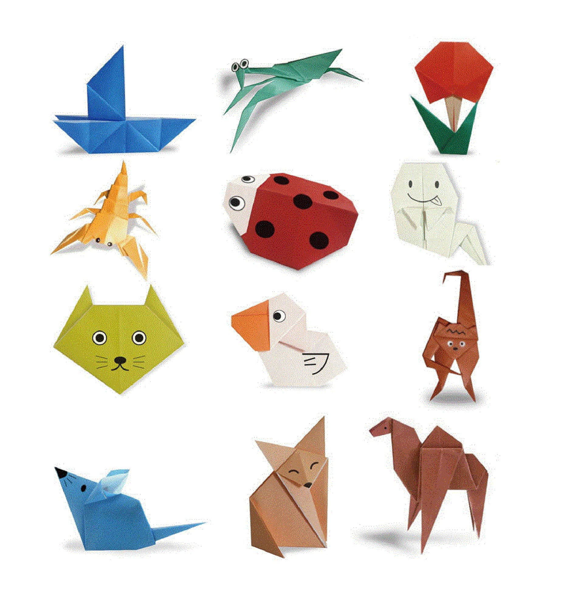 Origami Paper 6 Inches Square 500 Sheets 20 Vivid Colors Double Sided for Kids & Adults Arts and Crafts Projects