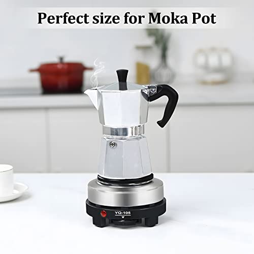 Artilife 500W Small Electric Hot Plate, Multi-Function Portable Stove Kitchen Cooktop Electric Heater for Home 110V