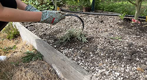 Grampa's Garden Hook - Weed Puller & Hand Cultivator Tool - Simple Design for Weeding, Digging, Edging & Planting - Lightweight & Durable Easy to Use Weeding Tool