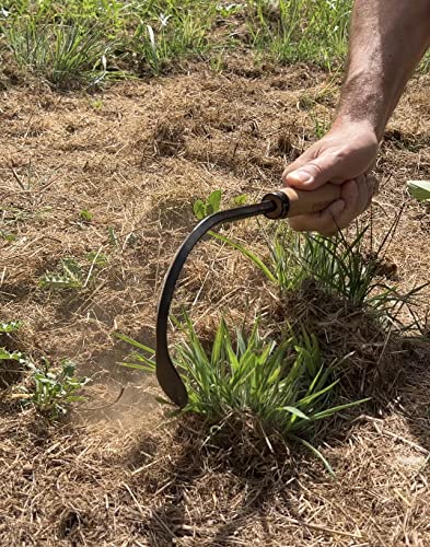 Grampa's Garden Hook - Weed Puller & Hand Cultivator Tool - Simple Design for Weeding, Digging, Edging & Planting - Lightweight & Durable Easy to Use Weeding Tool