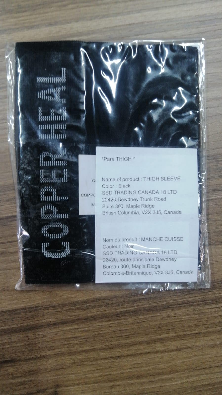 THIGH Compression Recovery Sleeve by COPPER HEAL - Recover from Sore Pulled Hamstring & Groin Strain Sprains Tendinitis Injury Quadriceps Muscle Tear Quad Support Sports workout Soccer leg