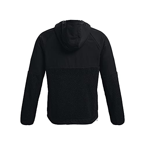 Under Armour mens Mission Boucle Anorak, Black (001)/Pitch Gray, Large