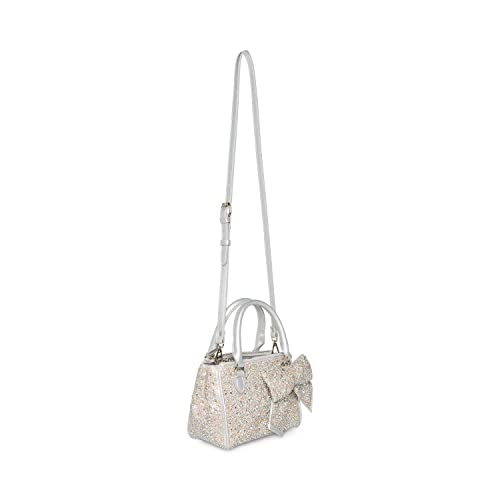 Betsey Johnson Twinkle Satchel, Silver