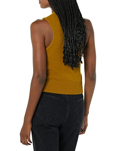 Amazon Essentials Women's Boucle Sweater Tank Top (Previously Daily Ritual), Brown, Medium