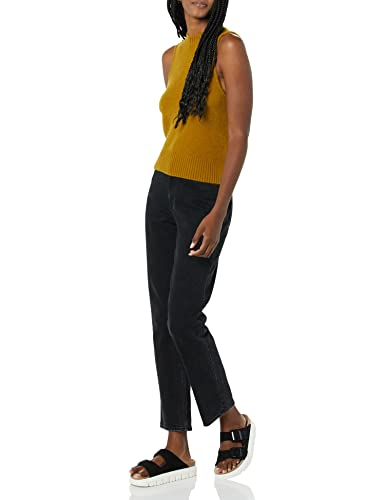 Amazon Essentials Women's Boucle Sweater Tank Top (Previously Daily Ritual), Brown, Medium