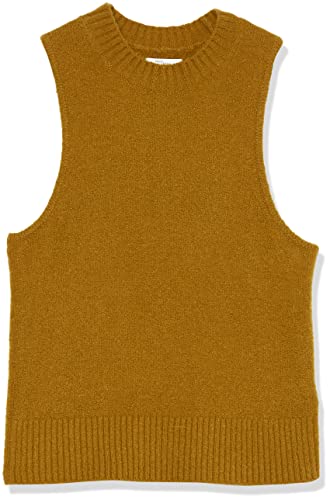 Amazon Essentials Women's Boucle Sweater Tank Top (Previously Daily Ritual), Brown, Medium