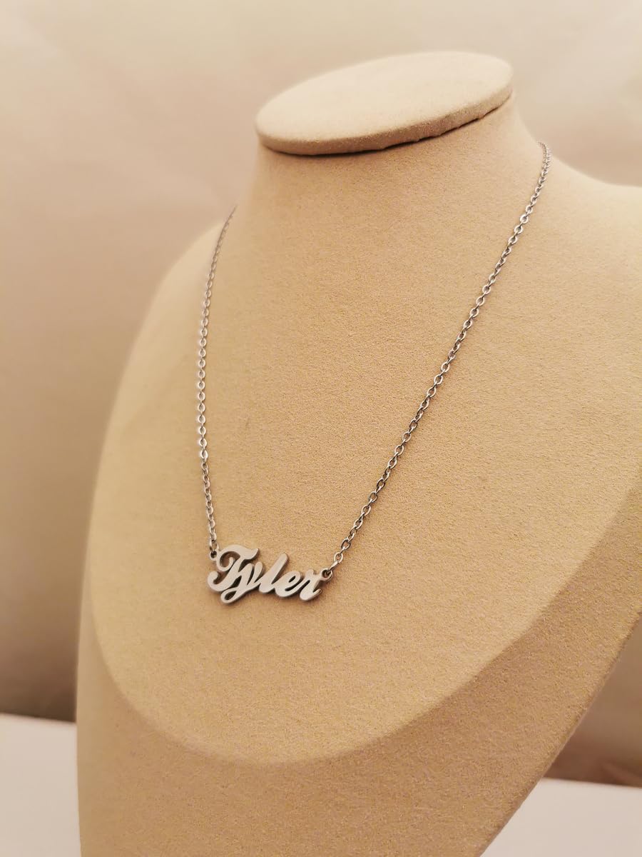 GR859C Kennedy Name Necklaces for Women Dainty Choker Gold Plated Real Stainless Steel Personalized Jewelry