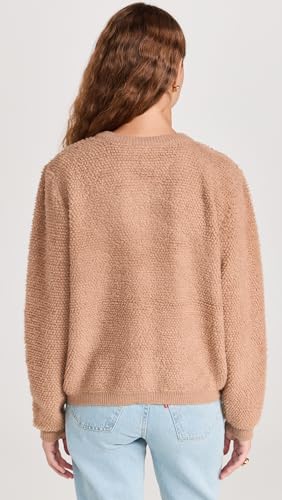 Line & Dot Women's Khloe Cardigan, Taupe, Tan, L