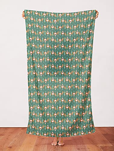 PBS Fabrics Space Monkey by Allison Cole Quilter's Cotton by The Yard, Ships, Green