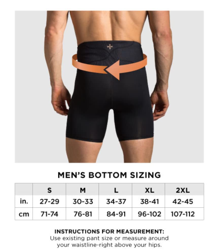 Tommie Copper Men’s Performance Compression Undershorts | Breathable Underwear with Fly I Sweat Wicking 4D Stretch Briefs for Everyday - Black - Medium