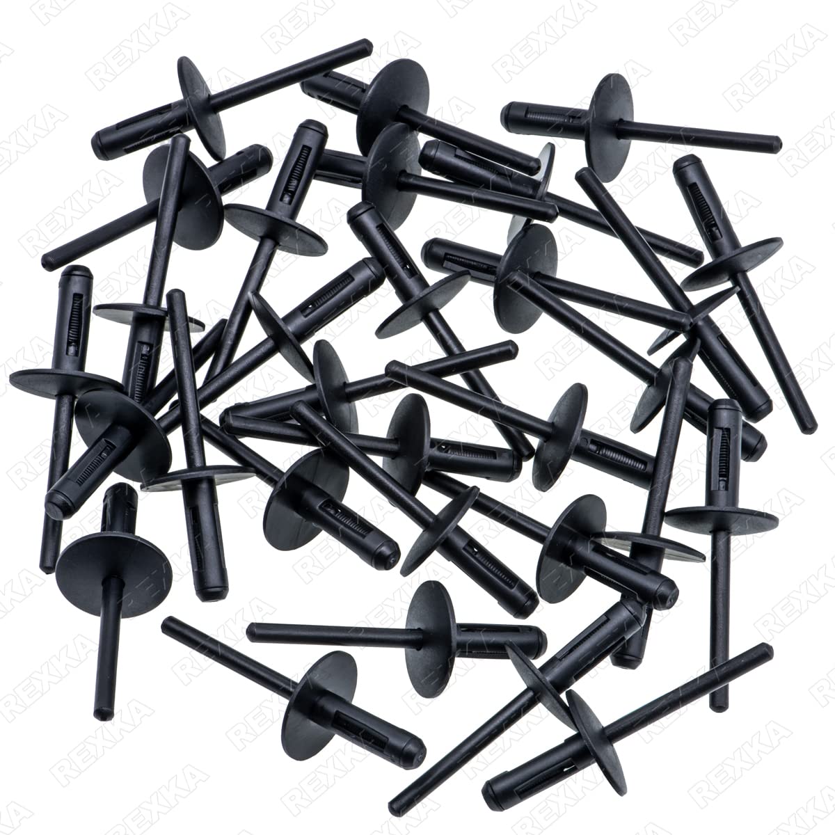 Rexka 30pcs Fender Liner Bumper Cover Wheel Arch Trim Cover Nylon Expanding Rivets for BMW 51777171004 X1 X3 X4 X5 X6 Series