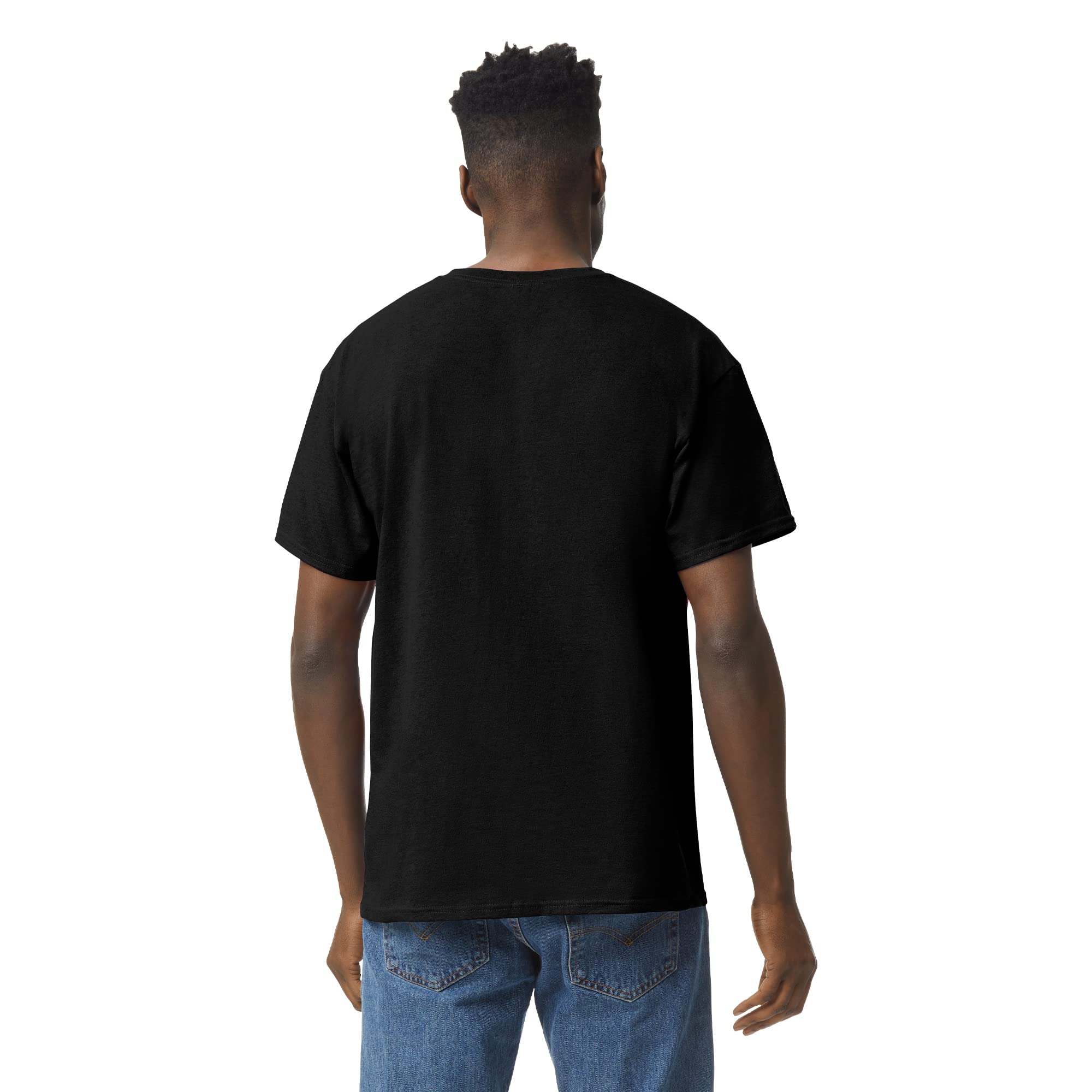 Gildan Heavy Cotton T-Shirt G5000, Black (10-Pack), Small