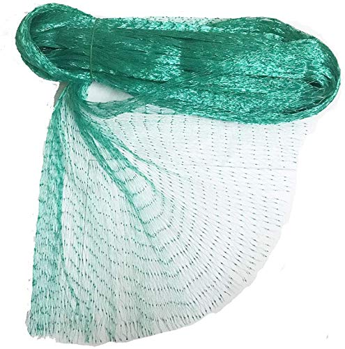 33 Ft x 6.5 Ft Green Anti Bird Netting Garden Protection Mesh Net Reusable Protective Garden Netting for Plants Fruit Trees Against Birds,Deer and Other Animals,Netting Fence (33 x 6.5 ft)