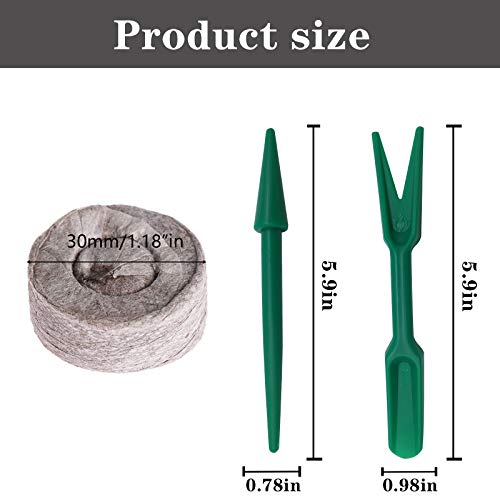 changsha 120 Pcs Peat Pellet - 30mm Plant Pallet Seedling Soil Block,Plant Starting Plugs Peat Pellets Bulk for Plant Starter Pellet ,Transplanting Growing Garden Flower Vegetables (120)