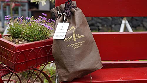 HOMI YOUNGJU HandPlowHoe Gardentool with Safety Cover for Easy Gardening, Weeding and Farming Made by Korean Master Blacksmith (Giftset)
