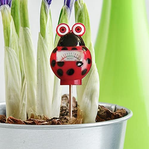 AM Conservation Group - Simply Conserve Ladybug Indoor & Outdoor Soil Moisture Meter - Ladybug Themed Moisture Meter for Plants with Easy-to-Read Dial