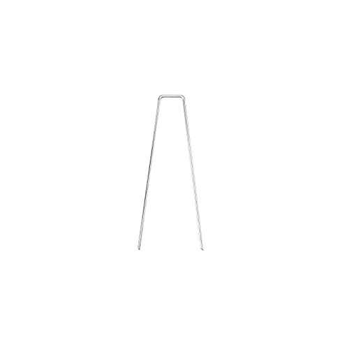 Garden Landscape Staples, Heavy Duty Galvanized Stakes 6 Inch, 50 Pack