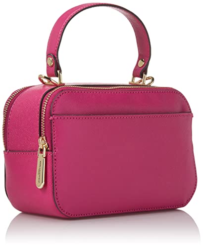 Karl Lagerfeld Paris Simone Fur Camera Crossbody, Magenta