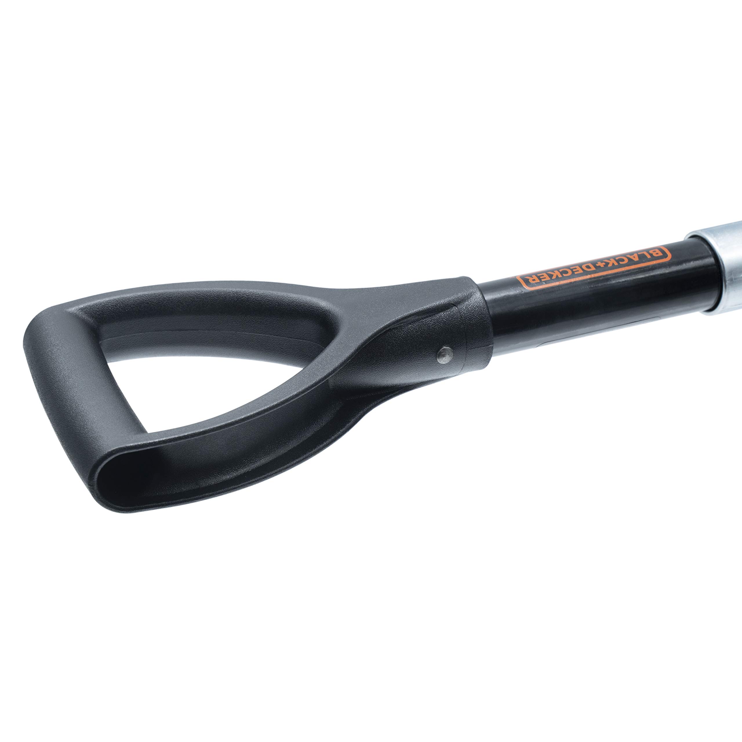 Black & Decker BD1515 D-Handle Mini Garden Shovel, 26 in, Black