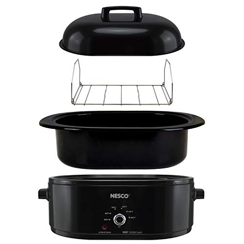 Nesco MWR18-13, Roaster Oven, 18 Quarts, Black