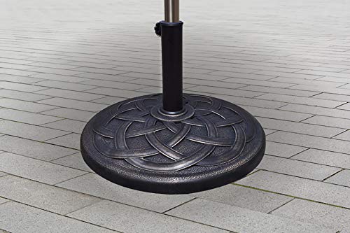 BACKYARD EXPRESSIONS PATIO · HOME · GARDEN 911554 21 Pound Umbrella Base, Bronze
