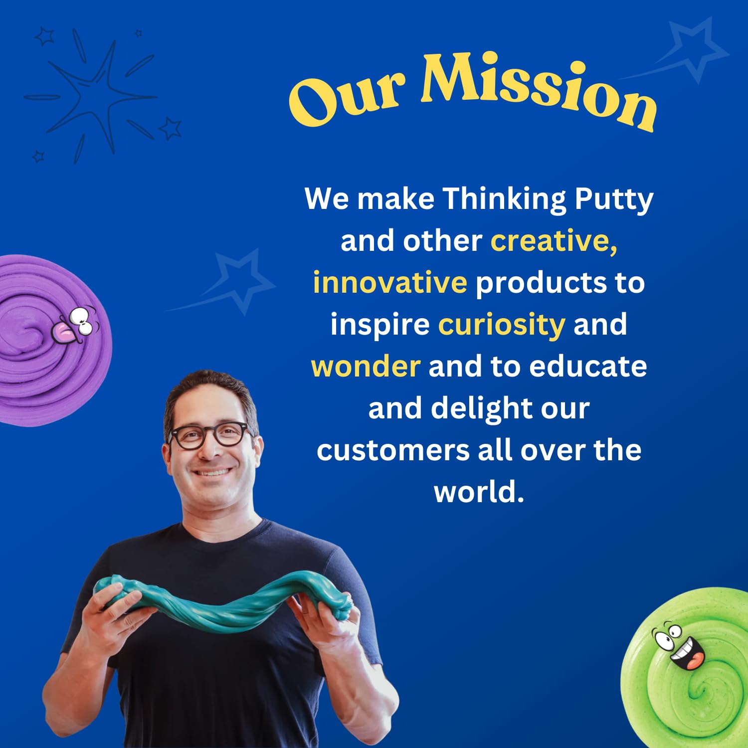 Crazy Aaron's Liquid Glass Thinking Putty 4 Inch Tin (3.2 oz) - See-Through Putty, Soft Texture - Never Dries Out