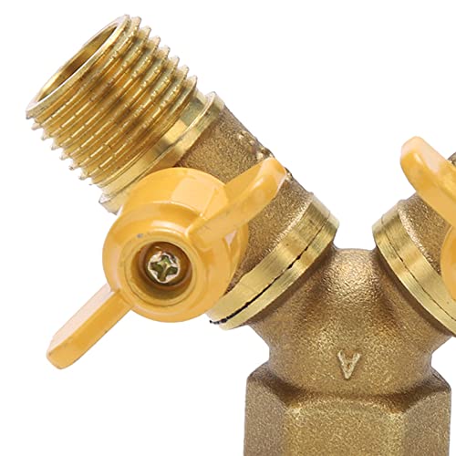 Garden Hose Splitter, G1/2 Inch Faucet Splitter, Washing Machine Water Splitter, Garden Irrigation Tap Adaptor