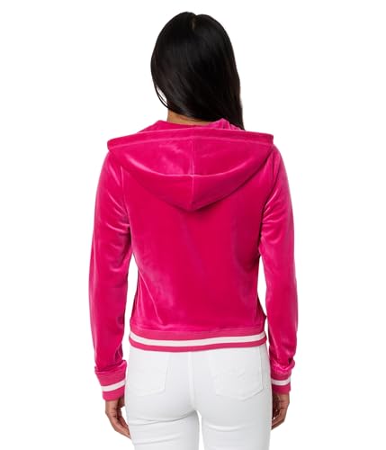 Juicy Couture Heritage Rib Trim Track Pants with Contrast Rib Free Love LG (US 10-12)