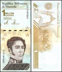 irnotes 10 x 1,000,000 Banknote Venezuela 1 Million Bolivar Soberano Banknote UNC|. Buy 2 sets you will received 3 X 100,000 Rails Worth $30