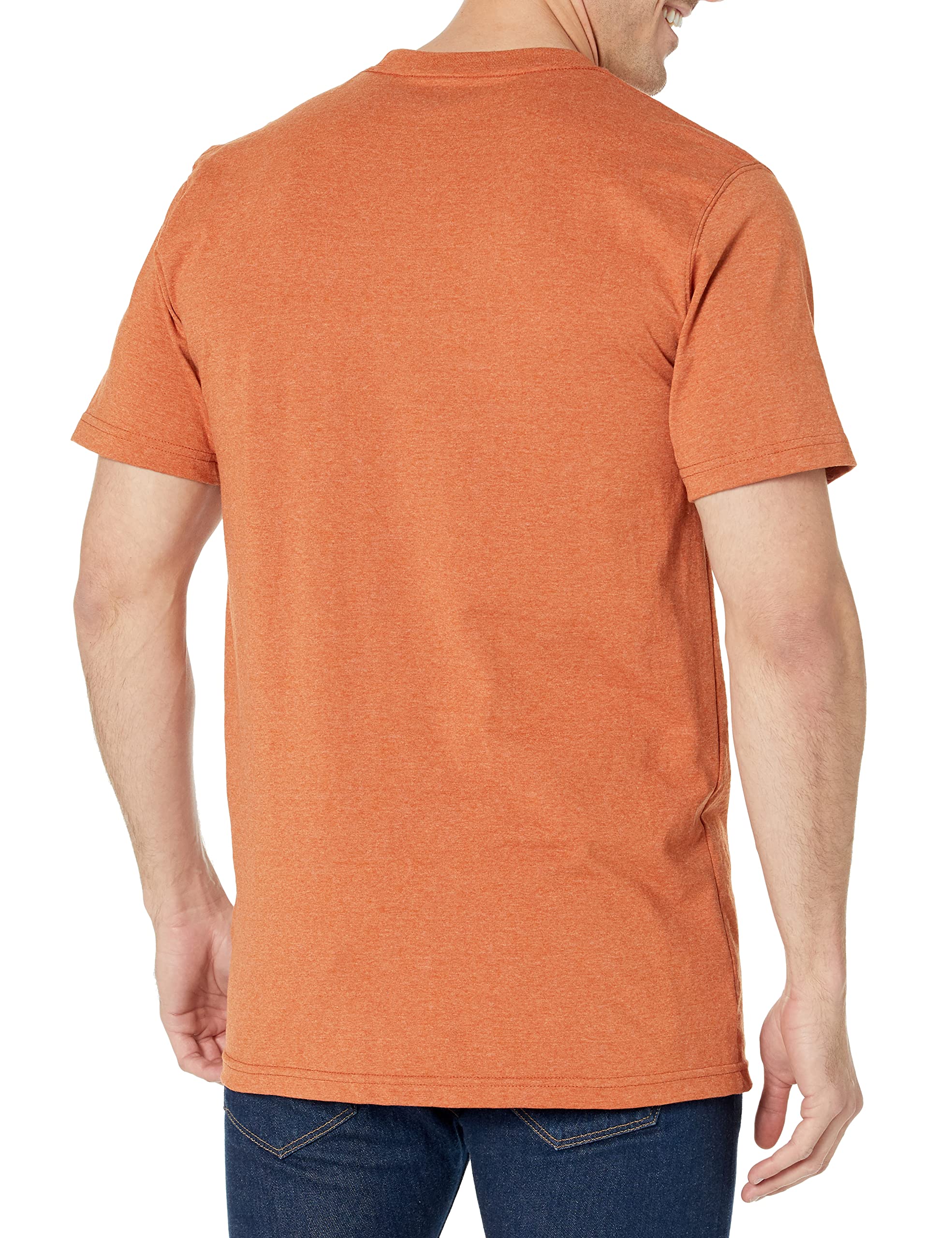 Dickies Men's Big & Tall Short Sleeve Heavyweight T-Shirt, Copper Single DYE Heather