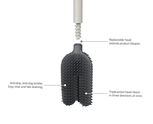 Joseph Joseph Flex 360 Advanced Toilet Brush with Matte Finish