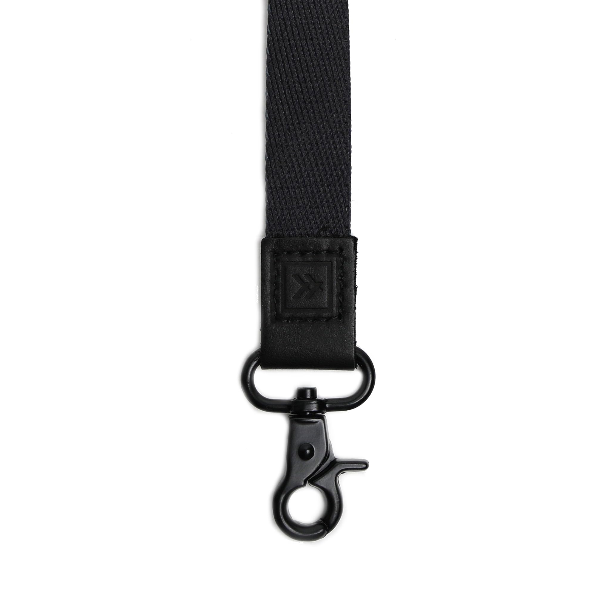 Thread Wallets Cool Wrist Lanyard Strap for Men & Women | Cute Key ID Badge & Wallet Holder (Black)
