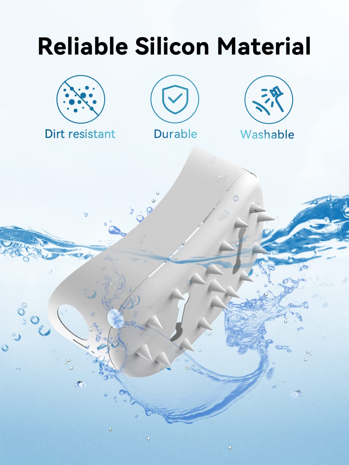 CNBEYOUNG VR Shell and Lens Cover for Quest 2, Front Protective Face Cover Protects Cameras and All Ports, Anti Scratch Dust Shock with Heat Dispersion Design