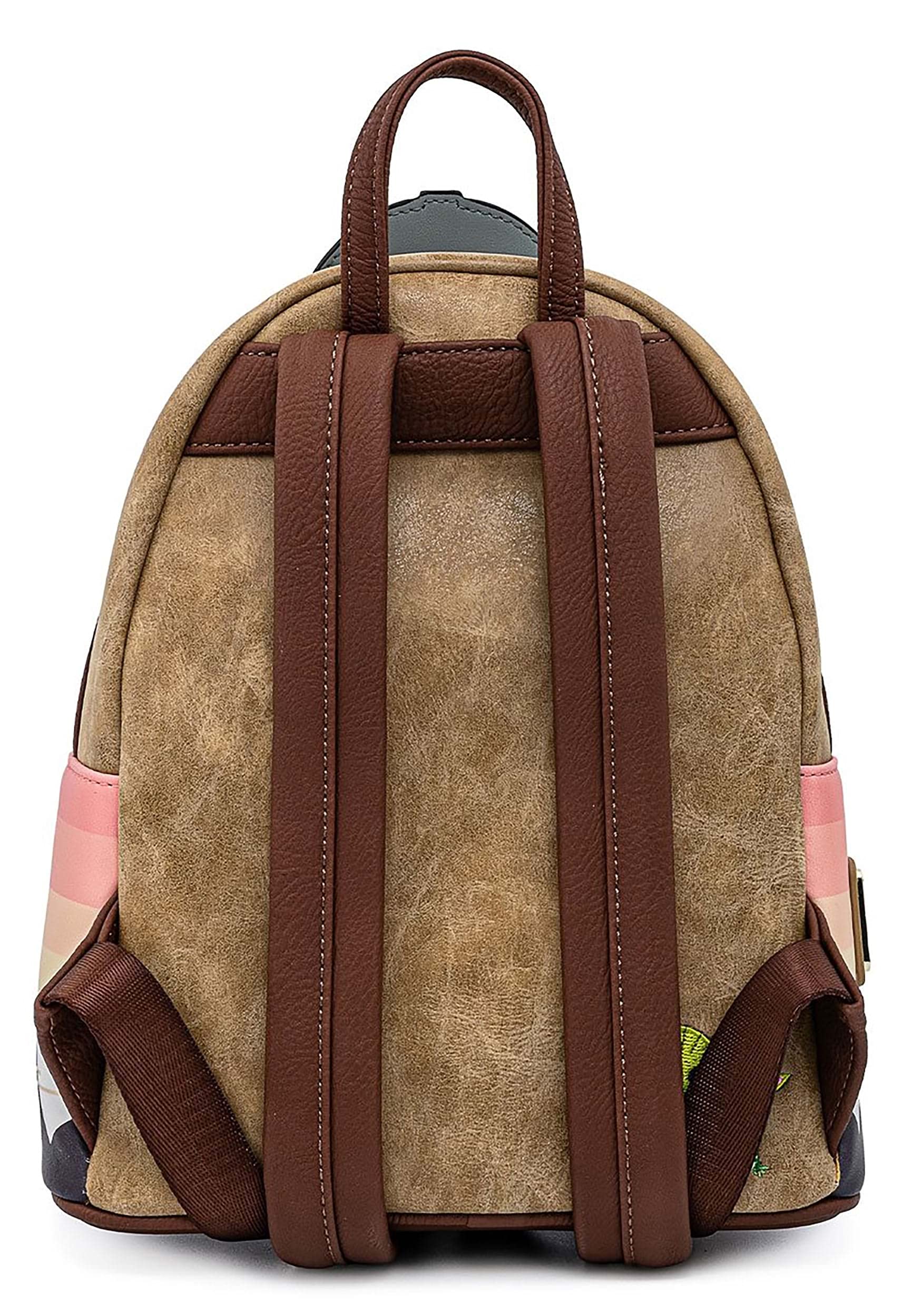 Loungefly Star Wars The Mandalorian Bantha Ride Mando and Baby Yoda Womens Double Strap Shoulder Bag Purse
