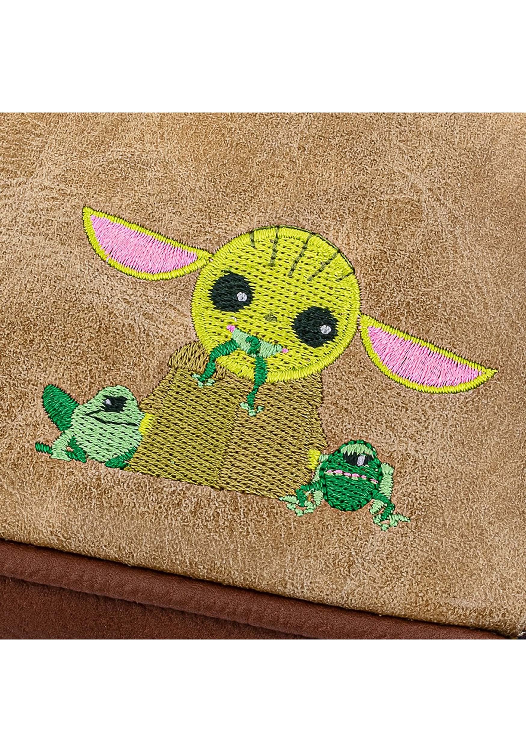 Loungefly Star Wars The Mandalorian Bantha Ride Mando and Baby Yoda Womens Double Strap Shoulder Bag Purse