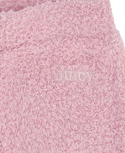 Juicy Couture Girls 2-Piece Boucle Pullover & Pant Set, Everyday Casual Wear, Comfortable & Stylish, Violet Ice
