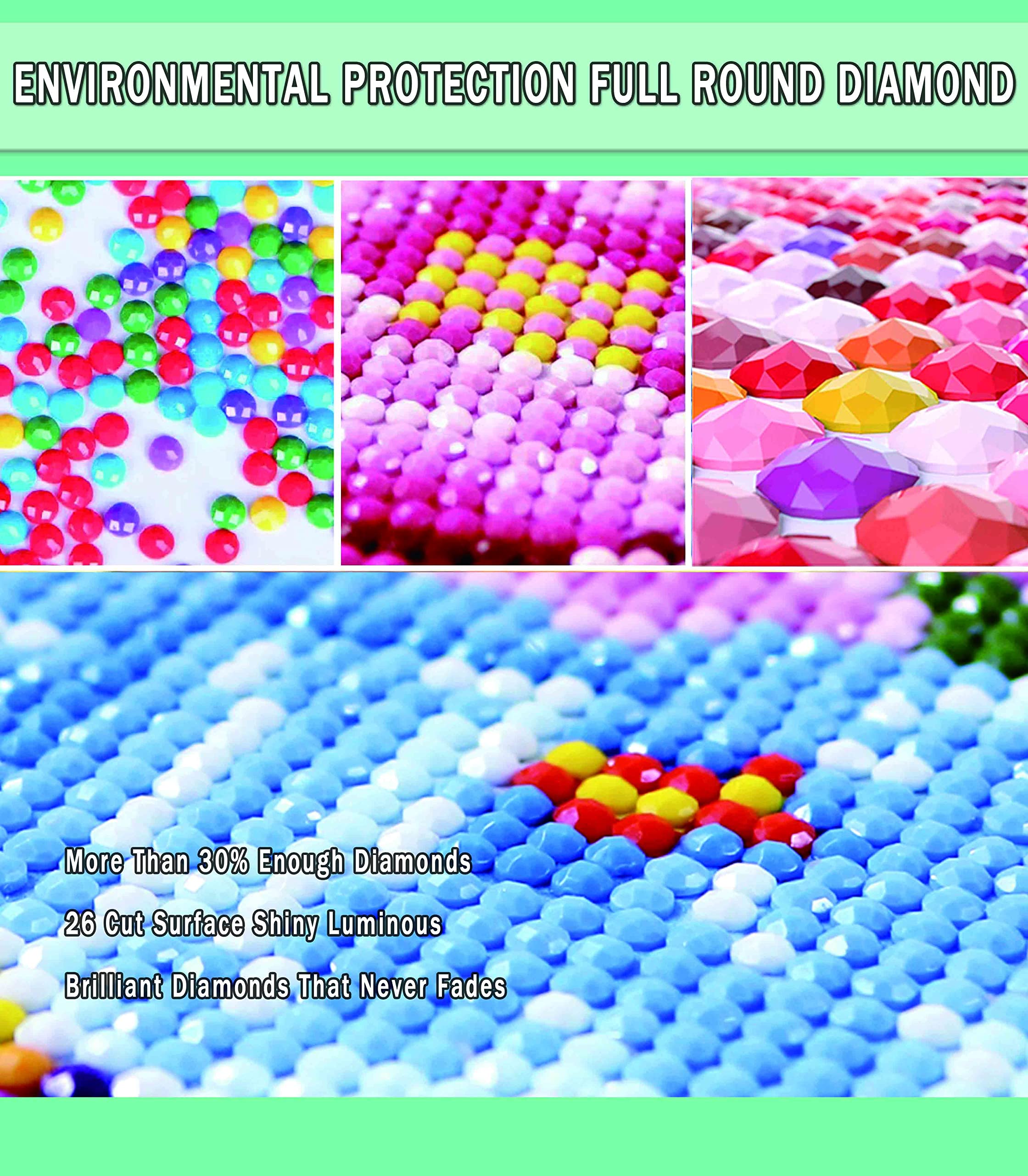 Christ Diamond Painting Kits for Adults,5D Diamond Art Kits for Adults Beginner,DIY Full Drill Diamond Dots Paintings with Diamonds Gem Art and Crafts for Adults Home Wall Decor, Crucifix 12x16in