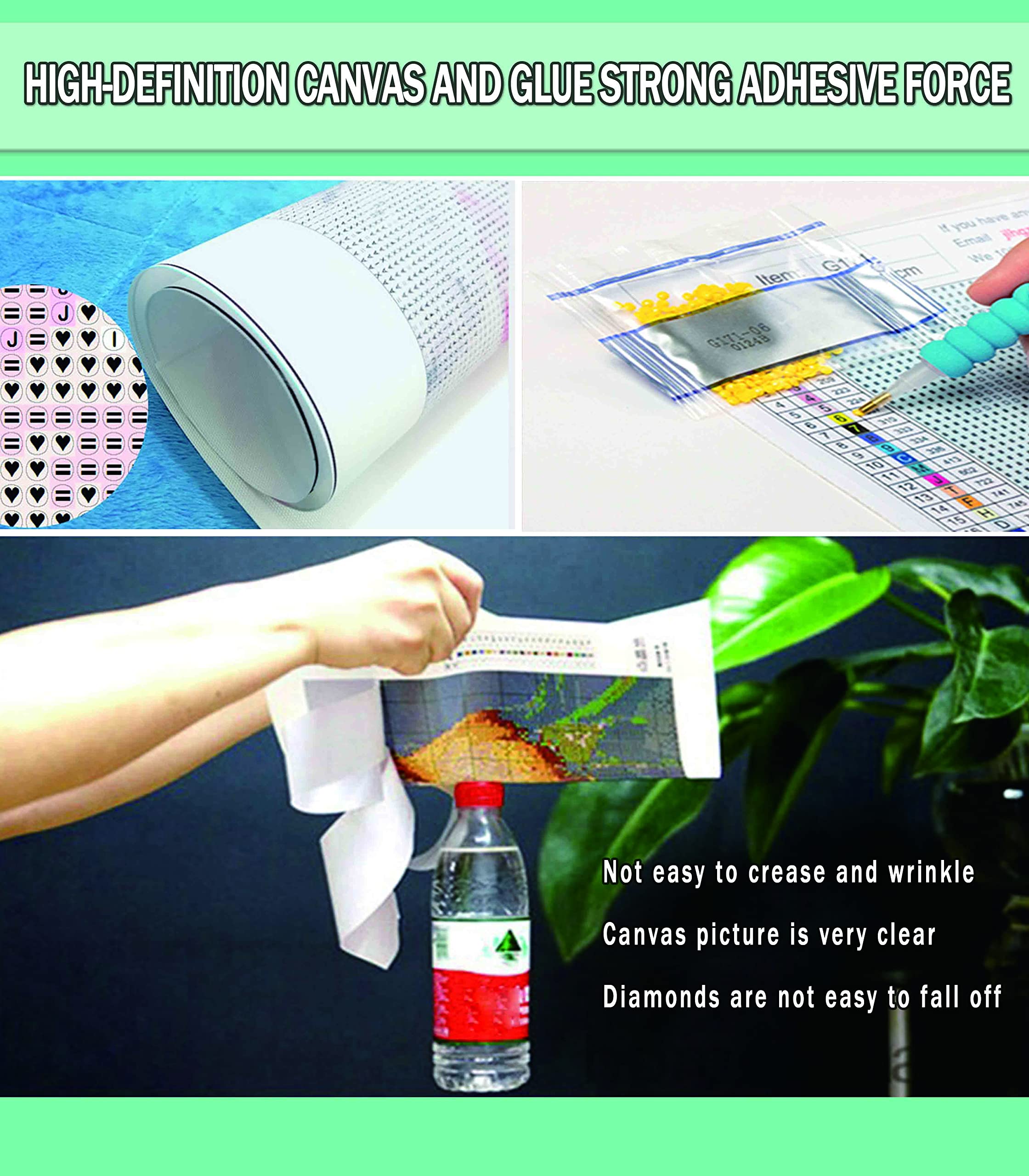 Christ Diamond Painting Kits for Adults,5D Diamond Art Kits for Adults Beginner,DIY Full Drill Diamond Dots Paintings with Diamonds Gem Art and Crafts for Adults Home Wall Decor, Crucifix 12x16in